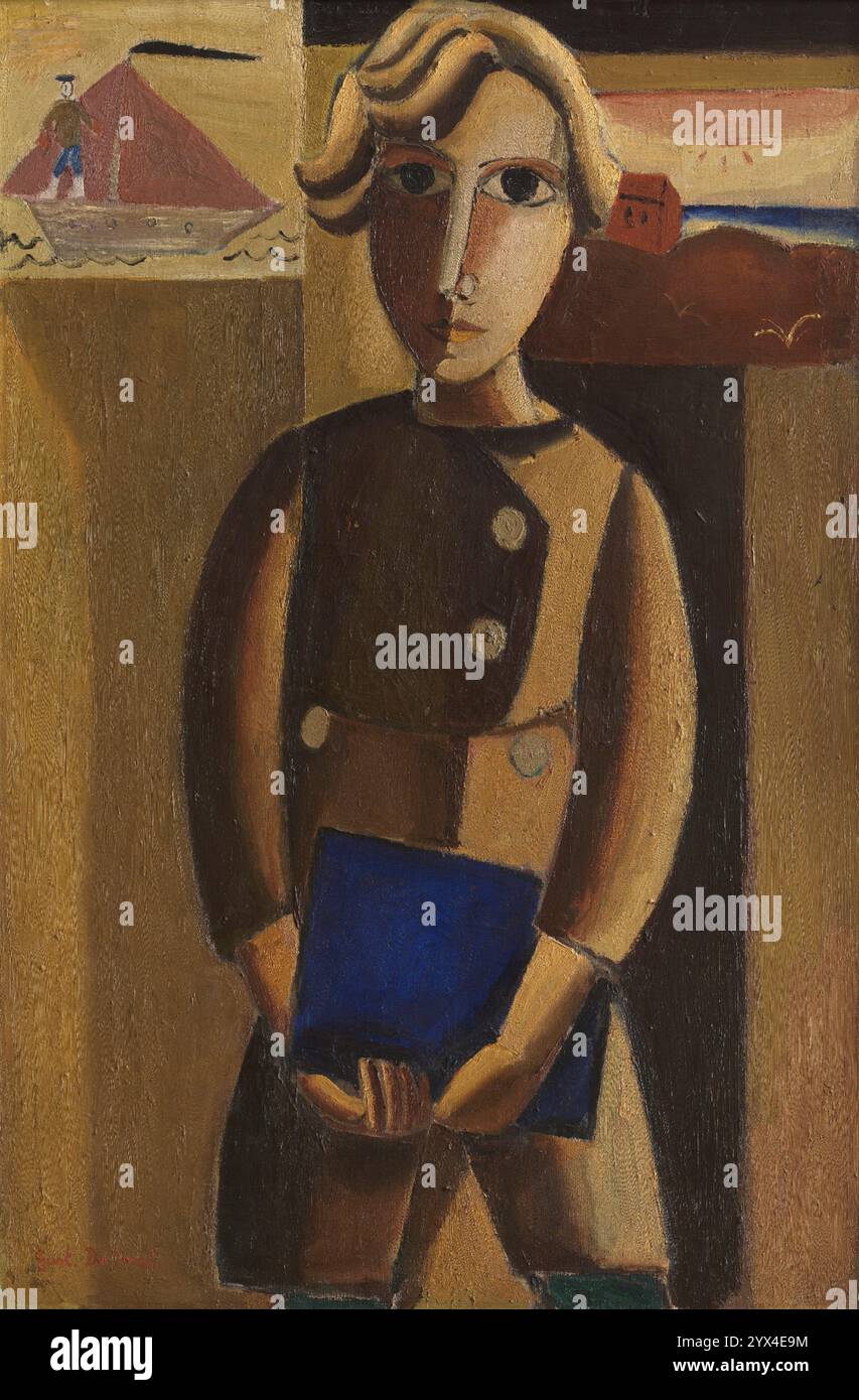 Seaside painting 1920s hi-res stock photography and images - Alamy