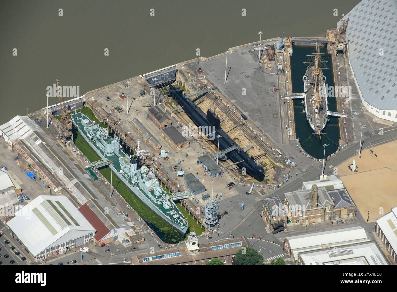 HMS Cavalier, HMS Gannet and HM Submarine Ocelot at The Historic ...
