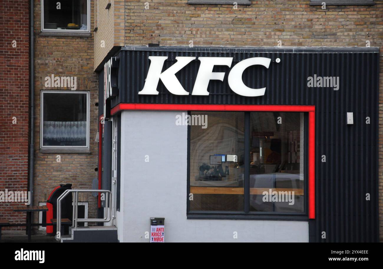 Copenhagen/ DenmarK/13 december 2024/ KFC kentucky fried chicken ...
