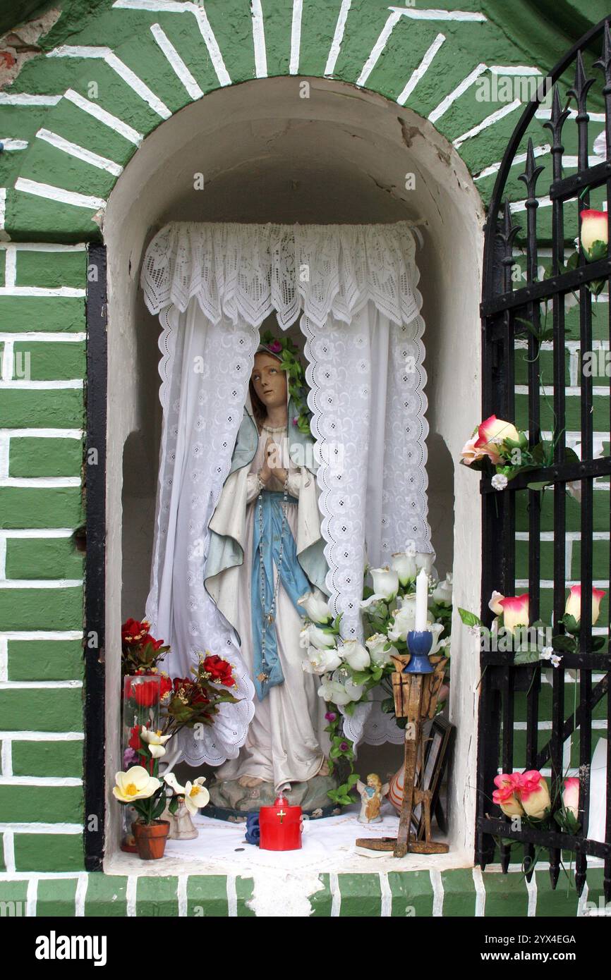 Our Lady of Lourdes, statue in the Chapel of Our Lady of Lourdes in ...
