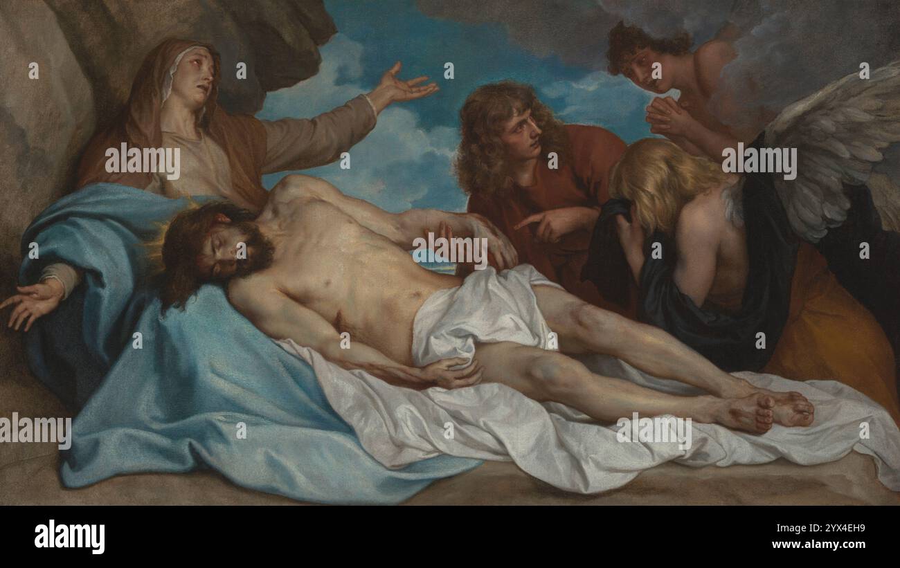The Lamentation over the Dead Christ, c1640 Stock Photo - Alamy