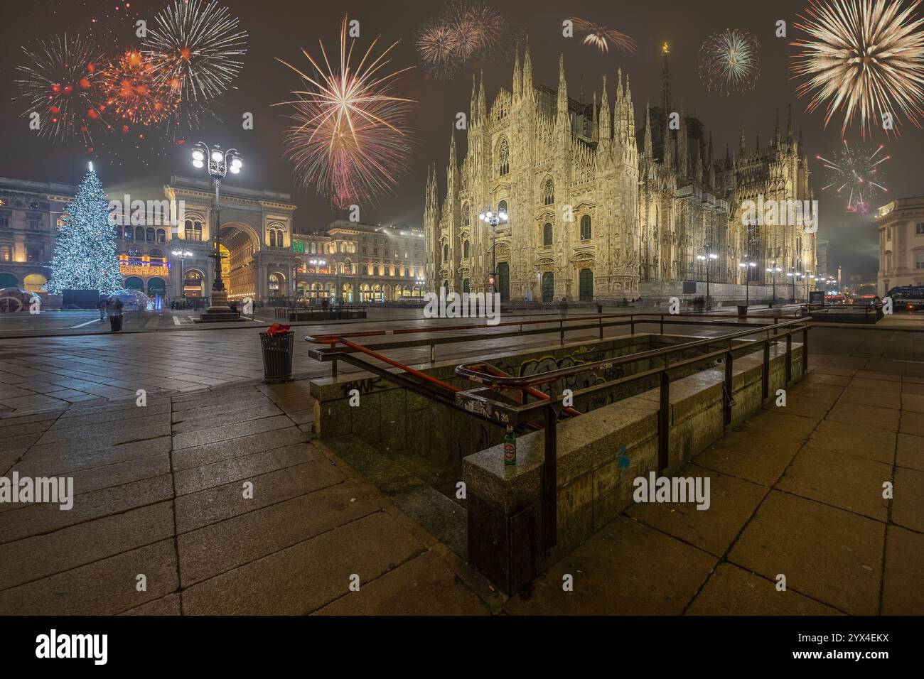 Milan christmas fireworks hi-res stock photography and images - Alamy
