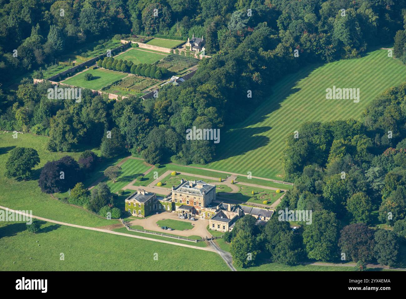 Dalton Hall country house and walled kitchen garden, East Riding of ...
