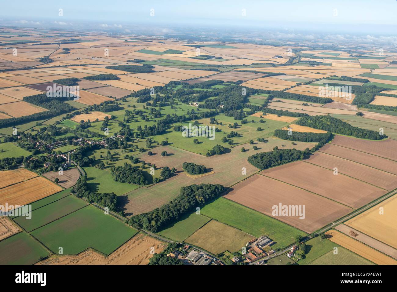 Dalton Hall landscape park, East Riding of Yorkshire, 2024 Stock Photo ...