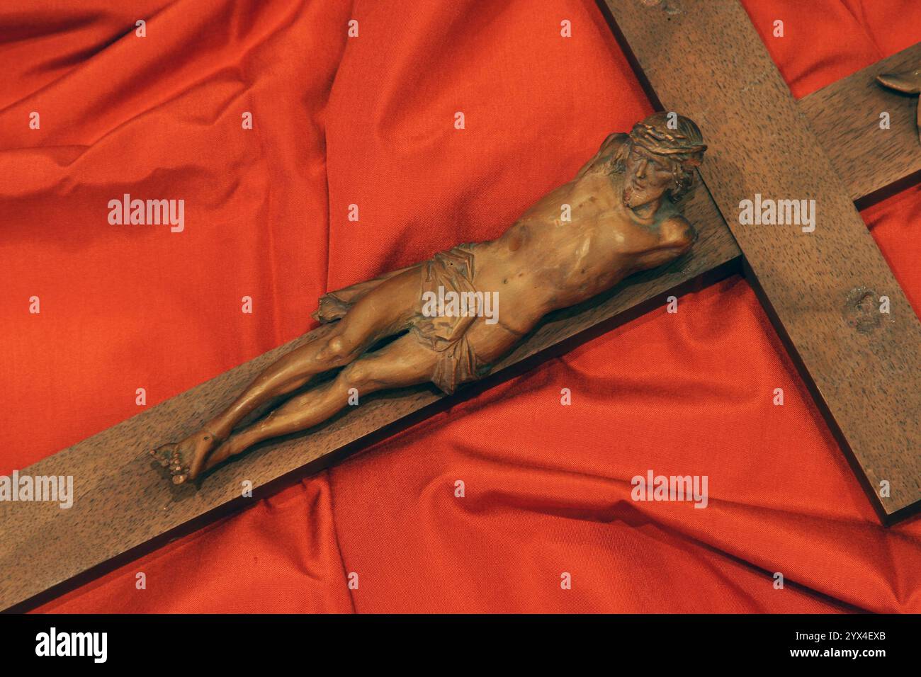 Cross in the church of Assumption of the Virgin Mary in Brodsko ...