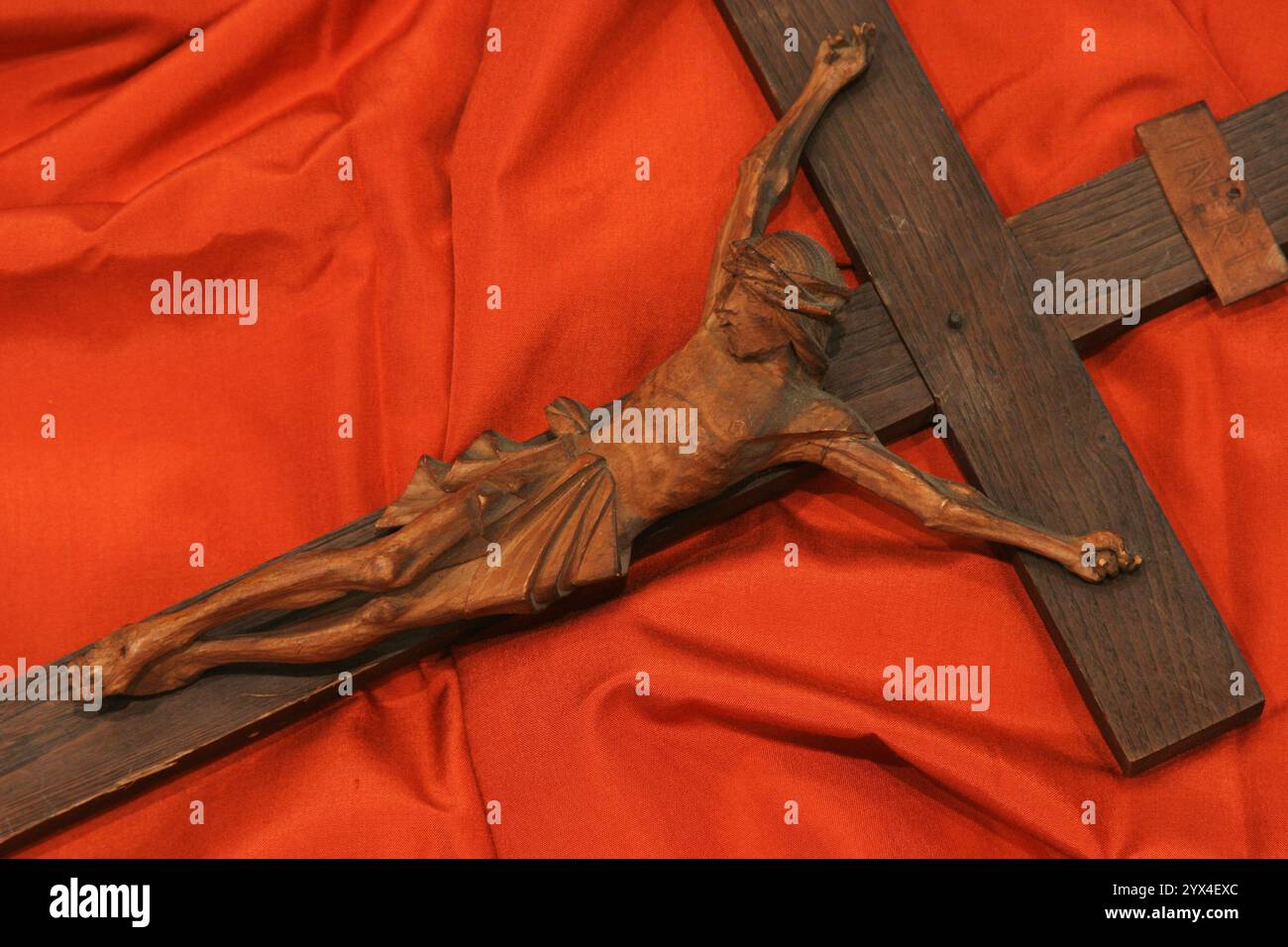 Cross in the church of Assumption of the Virgin Mary in Brodsko ...