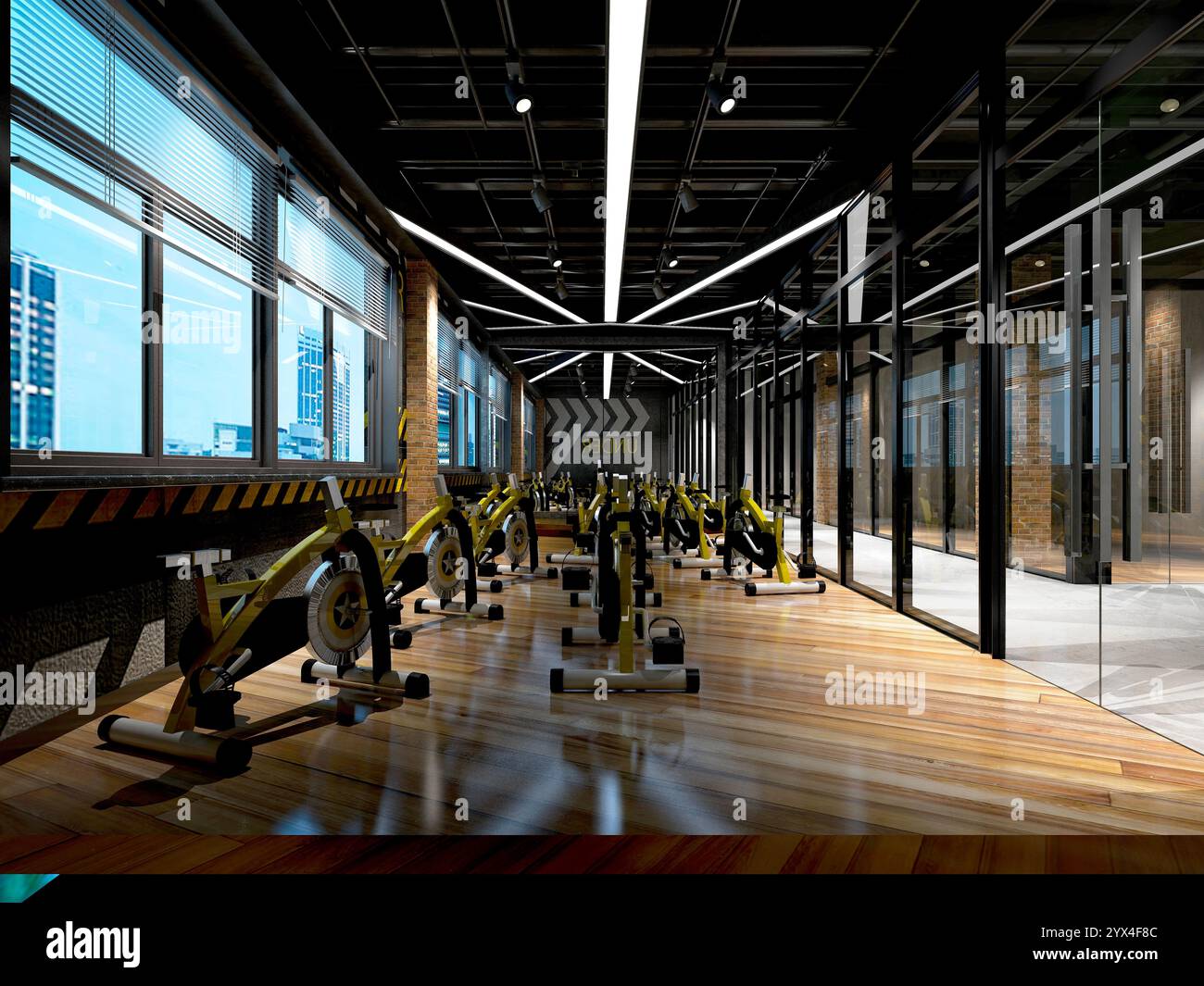 Fitness gym class hi-res stock photography and images - Alamy