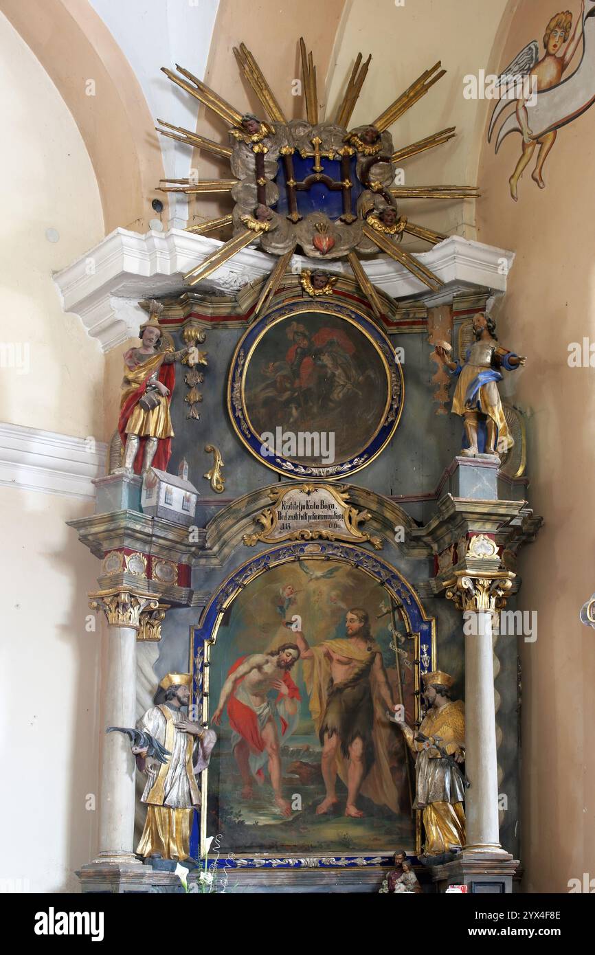 Altar of Saint John the Baptist in Church of Saint Mary Magdalene in ...