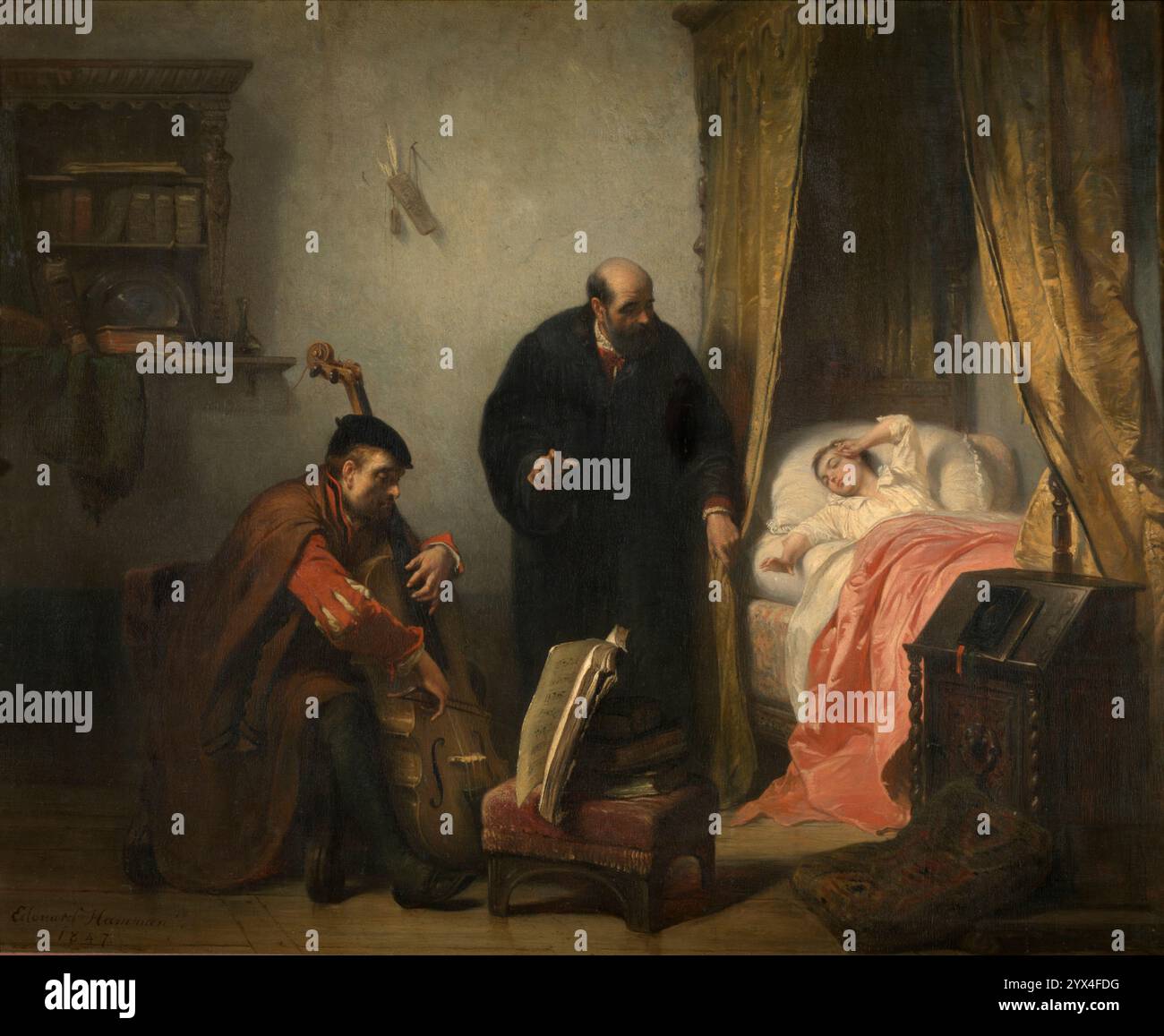 The Awakening of Michel de Montaigne, 1847. French writer Montaigne ...