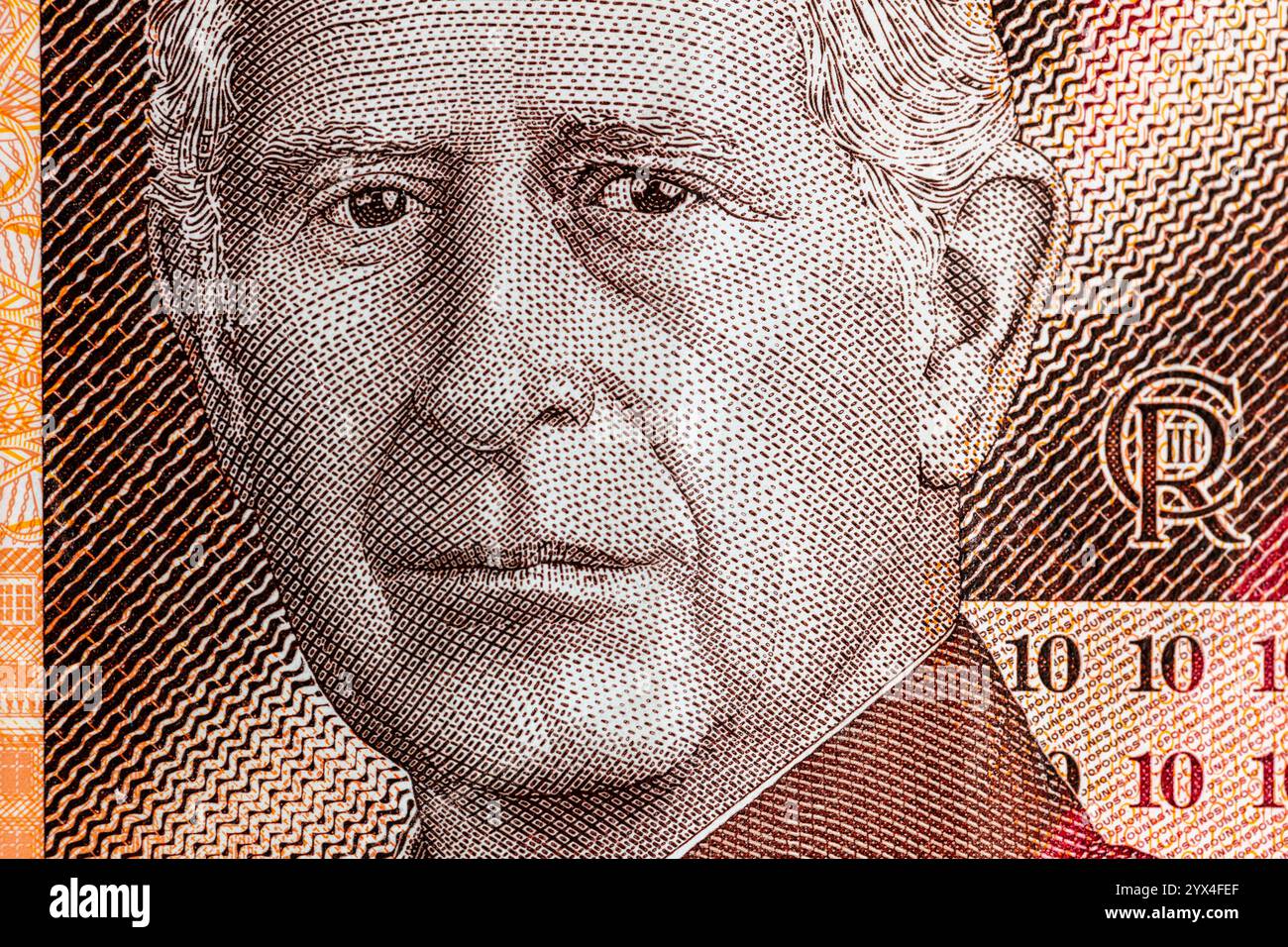 Bank of England new ten pound polymer banknote featuring King Charles ...