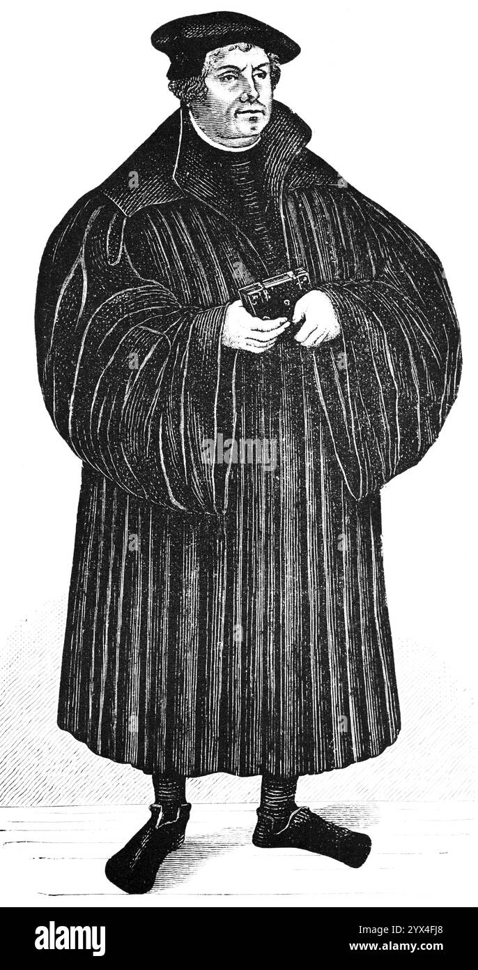 Martin Luther (1483, 1546) Portrait after Lucas Cranach, reformer ...