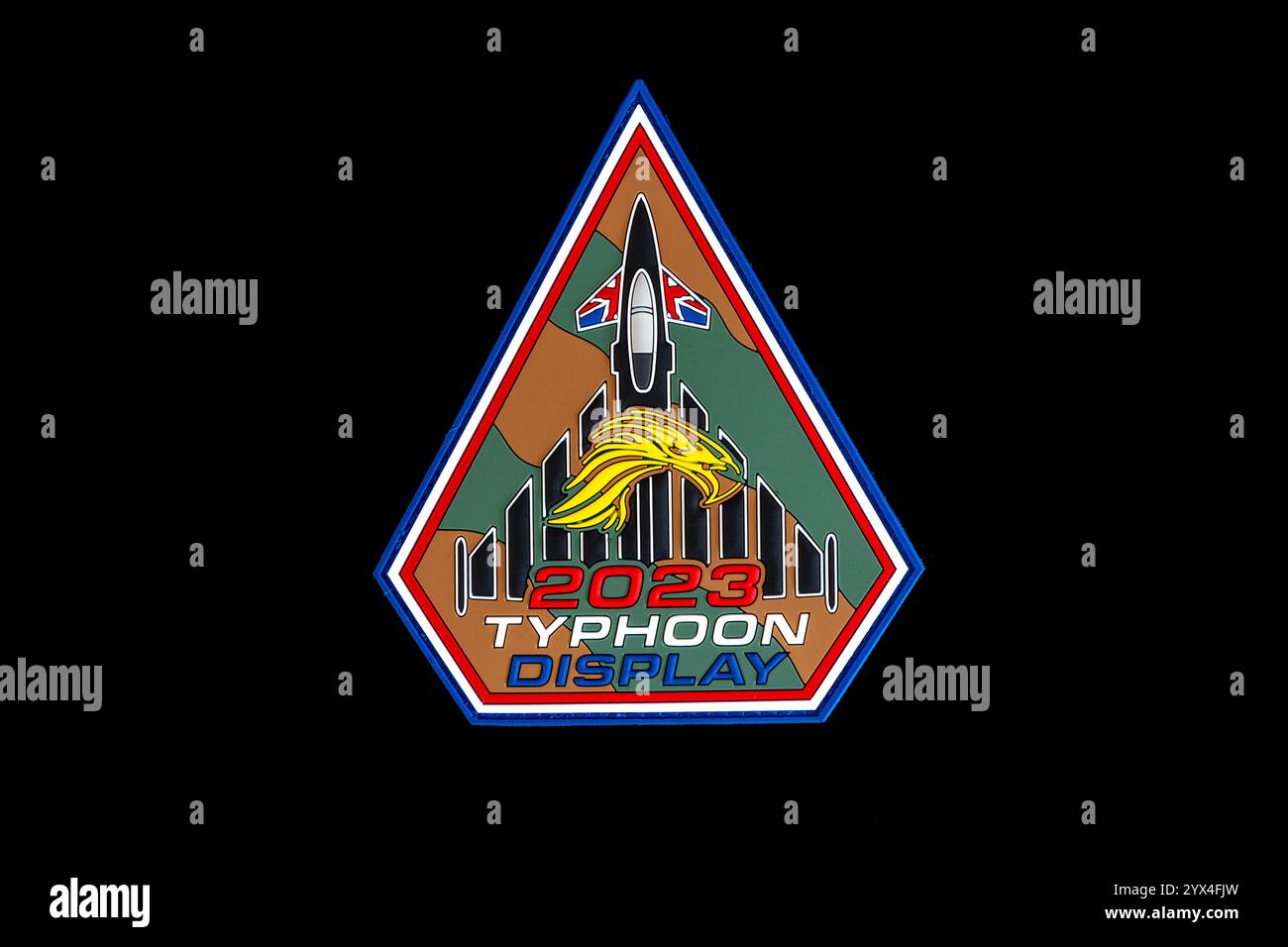 2023 Typhoon Display PVC Patch Stock Photo - Alamy