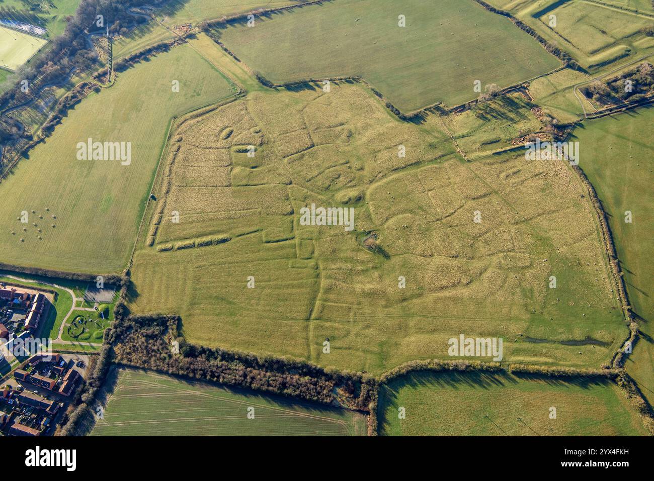 Quarrendon I deserted medieval village, Buckinghamshire, 2022 Stock ...