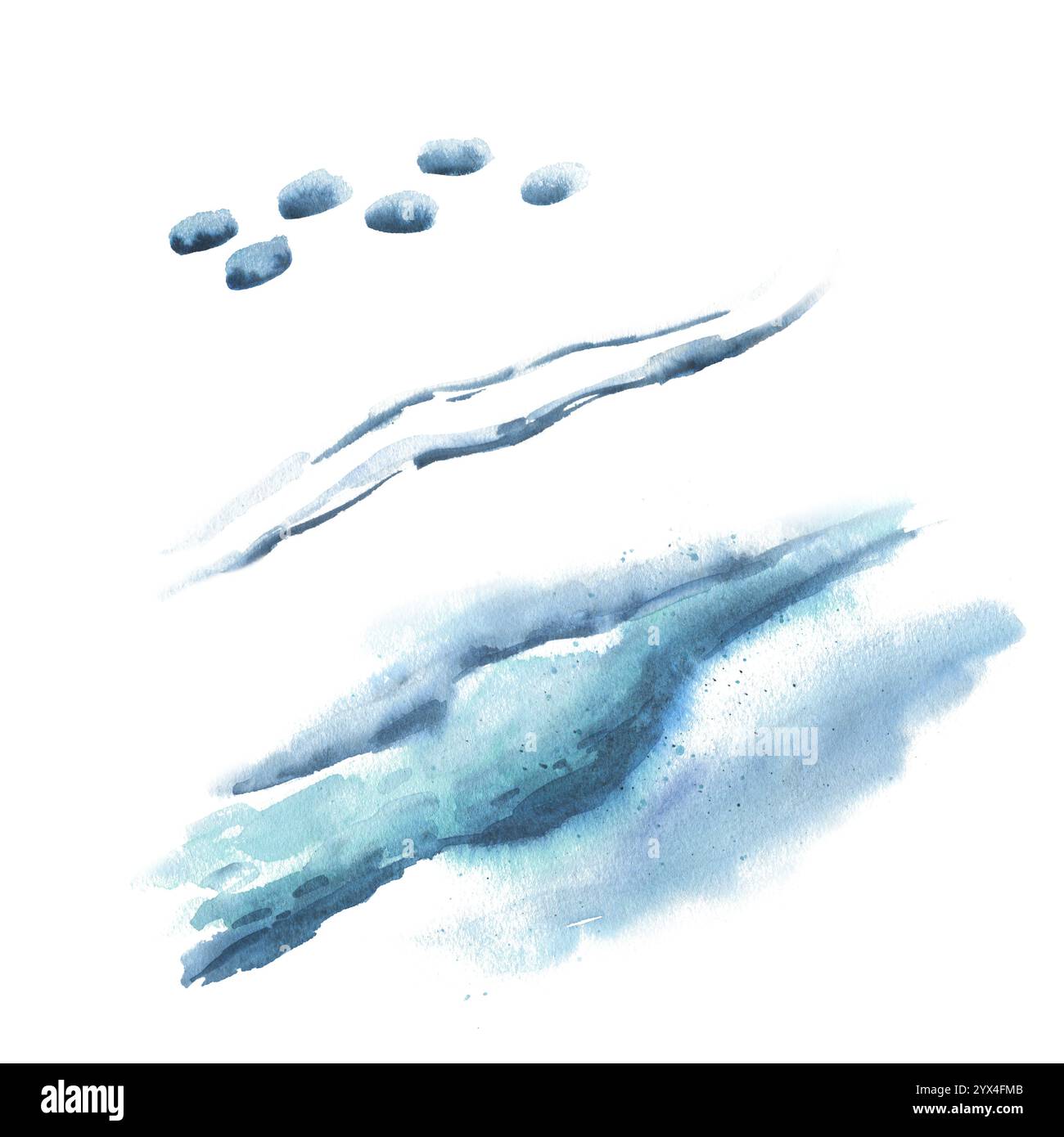 Ink footprints hi-res stock photography and images - Alamy