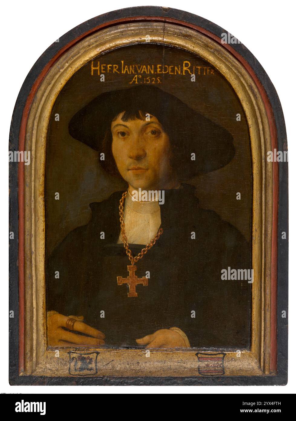 Portrait of the Knight Jan van Eden, 1525 Stock Photo - Alamy