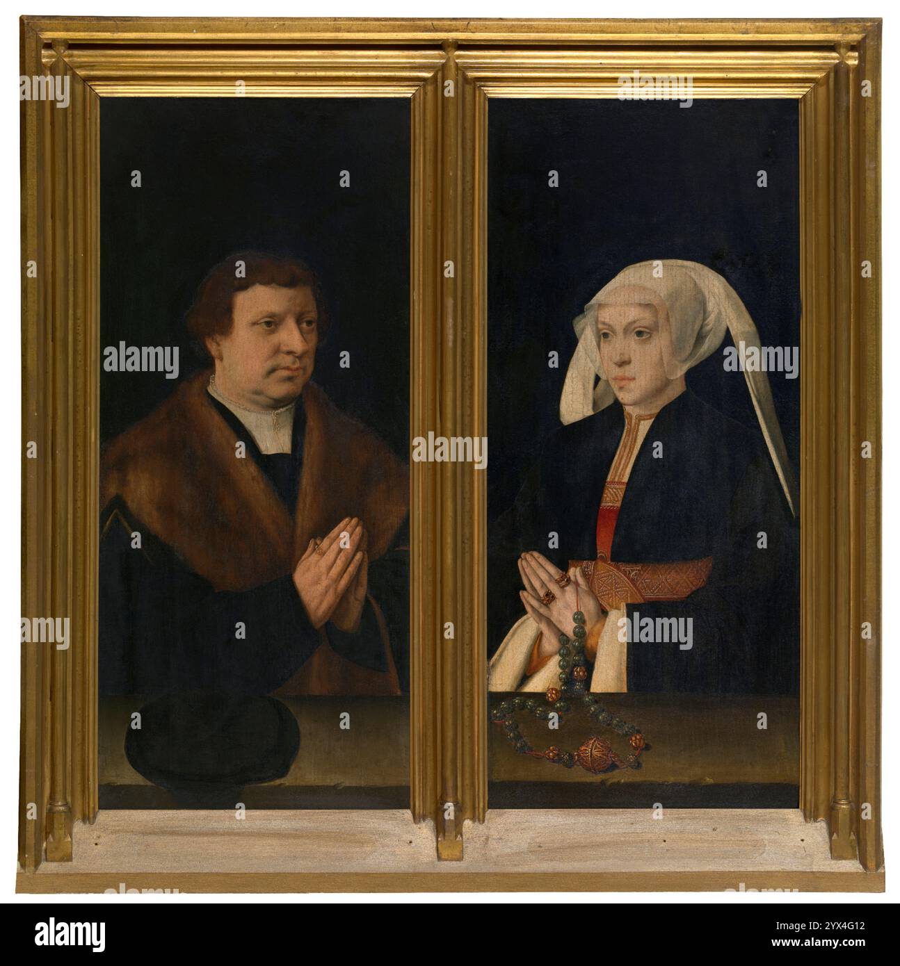 Altar altarpiece triptych painting hi-res stock photography and images ...