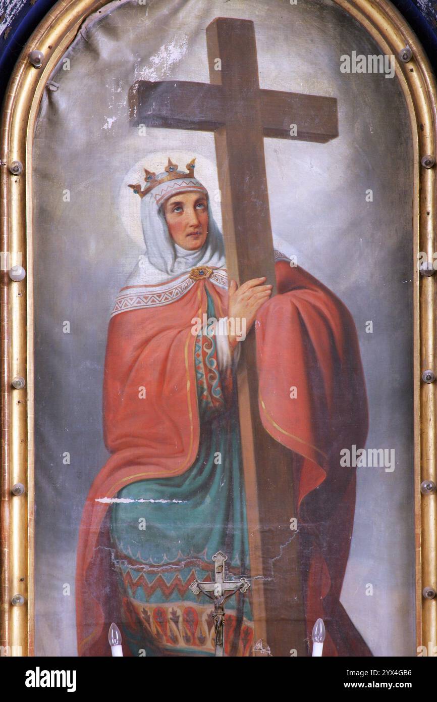 Saint Helena, altarpiece on the main altar in the church of the Saint ...