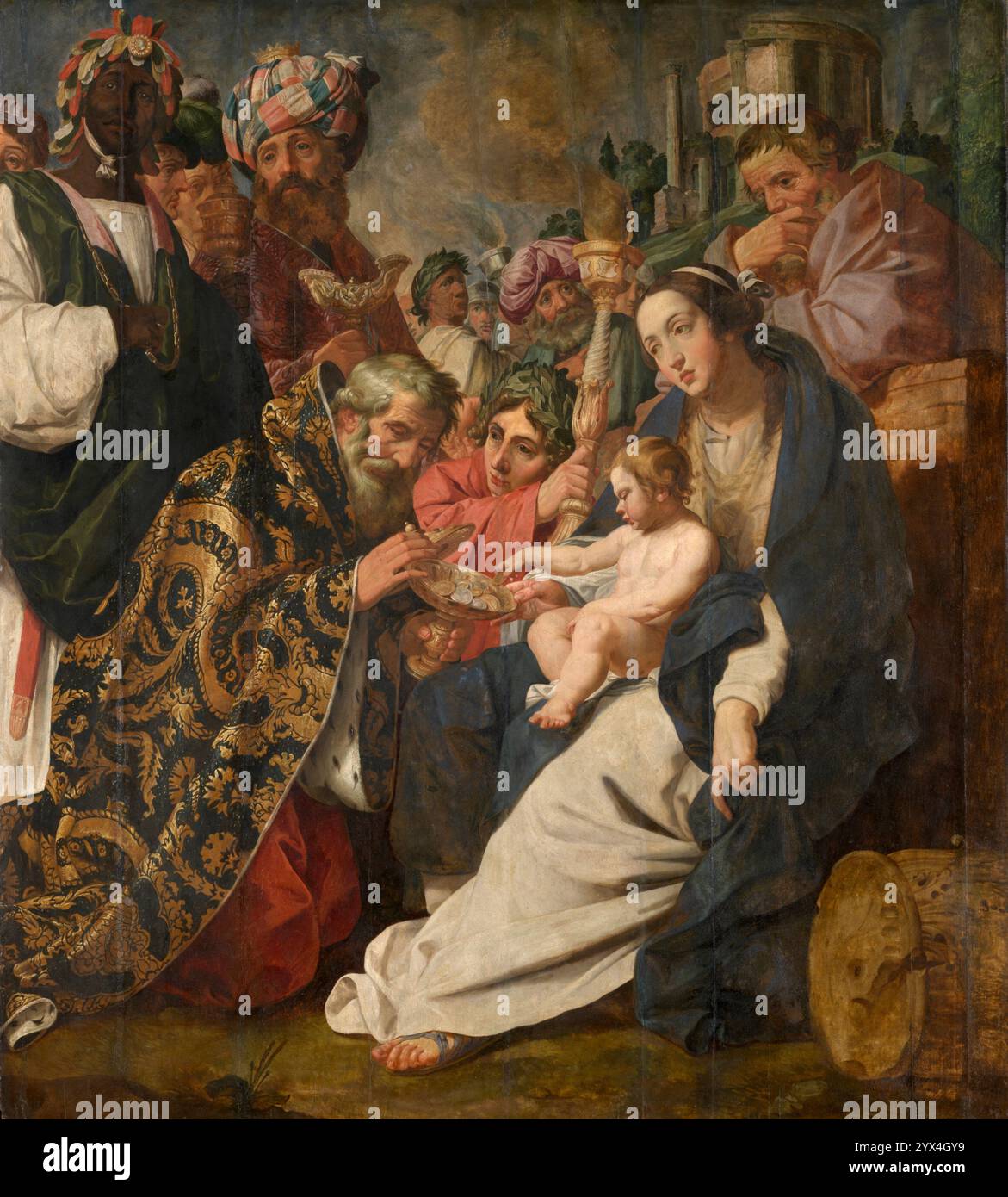 The Adoration of the Magi, late 16th-early 17th century Stock Photo - Alamy