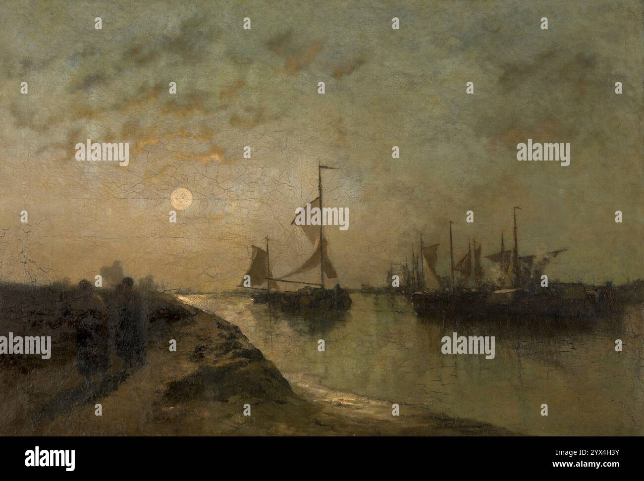 Summer Evening, mid-late 19th century Stock Photo - Alamy