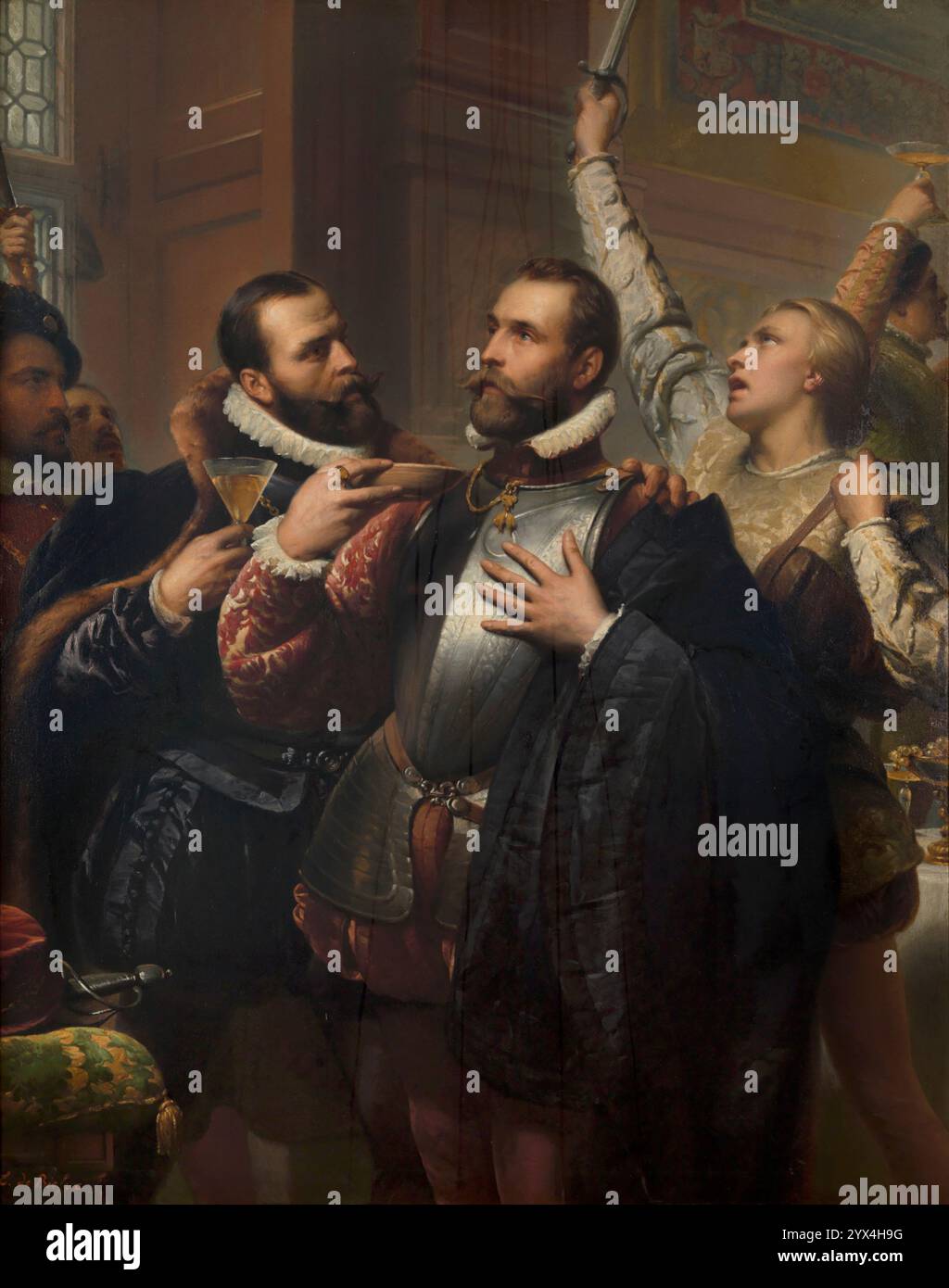 The Alliance of the Noblemen in 1566, (19th century Stock Photo - Alamy
