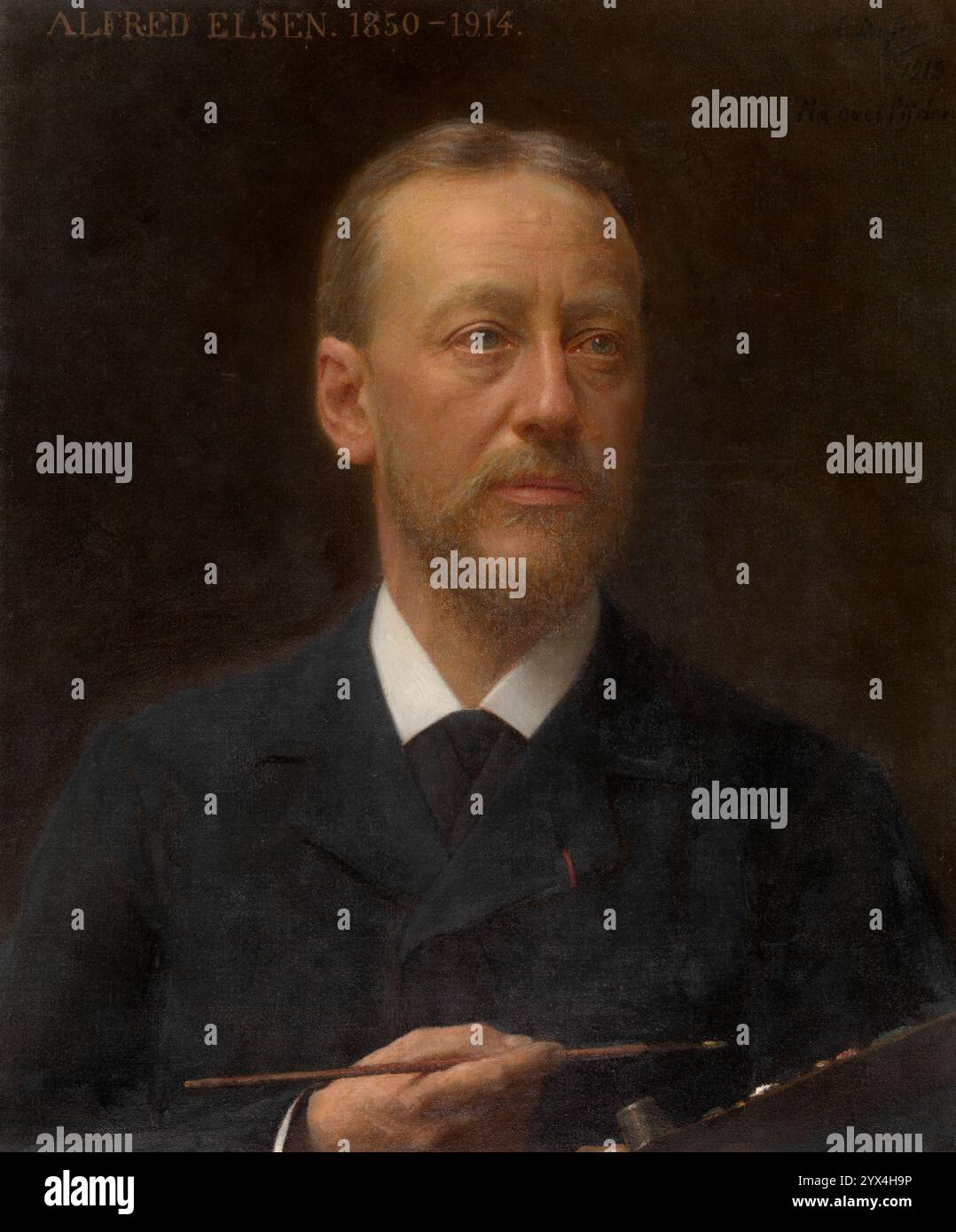 The Painter Alfred Elsen, 1915 Stock Photo - Alamy