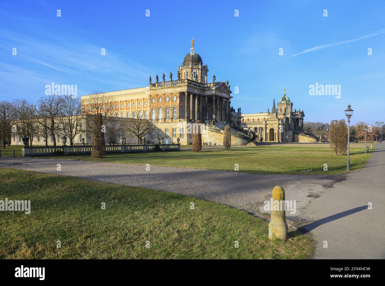 Colonnades with Triumphal Gate, New Palace, Unesco World Heritage Park ...