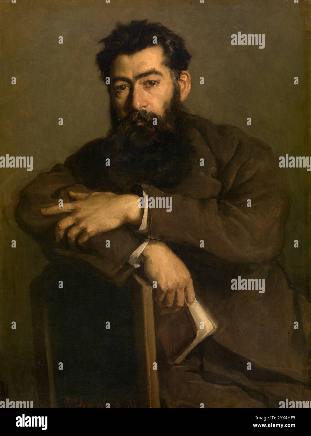 Portrait of a Man, 1875 Stock Photo - Alamy