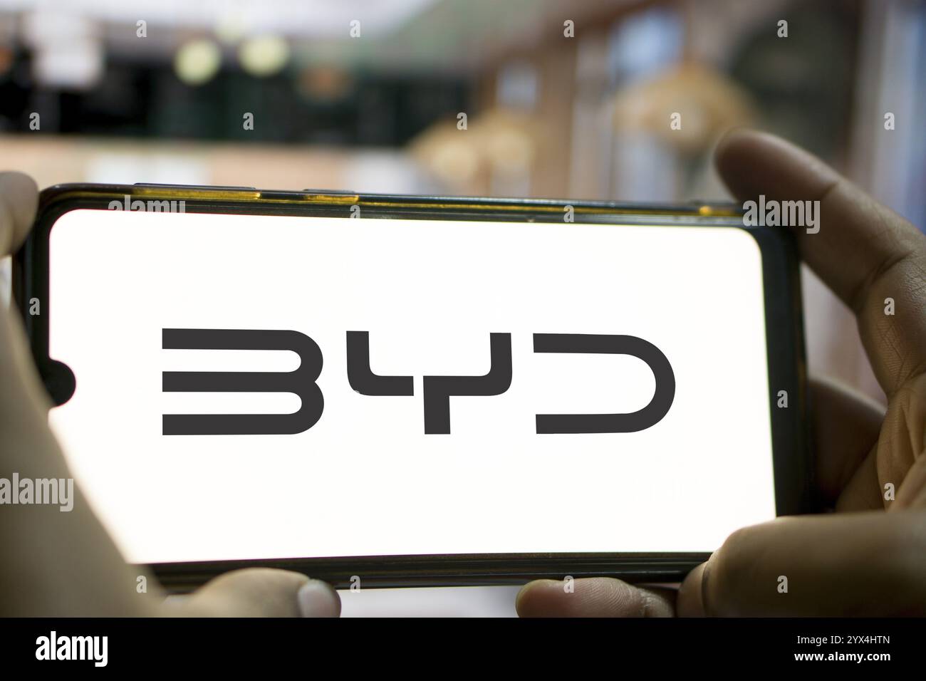 BYD Co. Ltd. Build Your Dreams logo on smartphone . Is Chinese ...