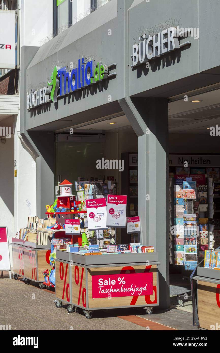 Thalia logo and branch of the Thalia bookshop, Vegesack, Bremen-Nord ...