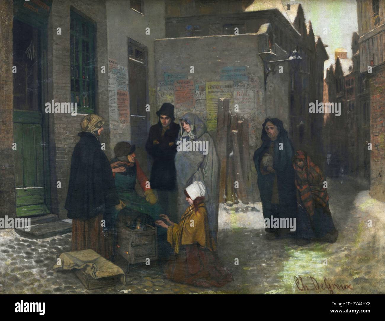 The Coffee Roaster, 1857 Stock Photo - Alamy