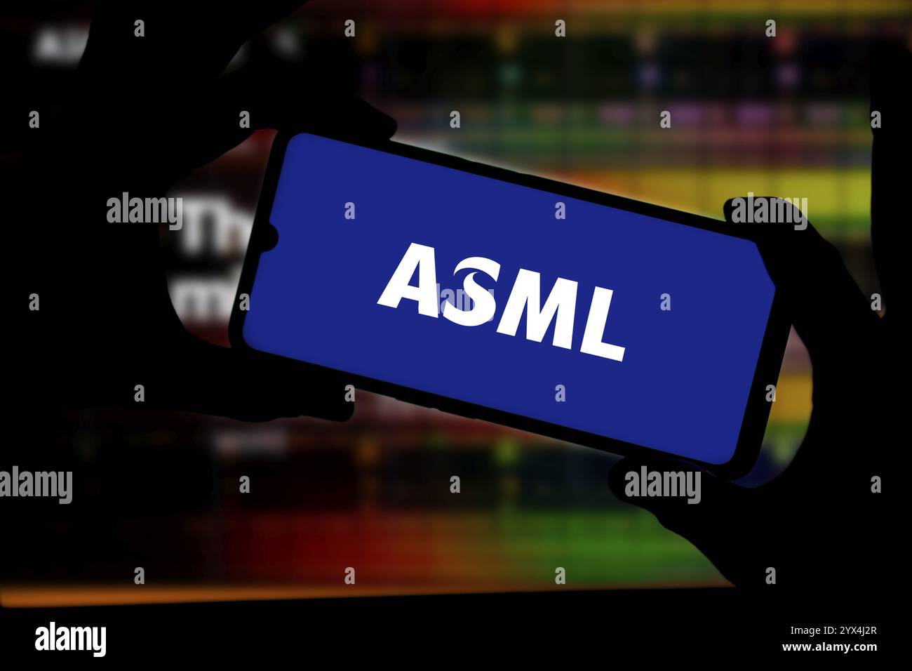 ASML Holding N.V. known as ASML logo on Smartphone Stock Photo - Alamy
