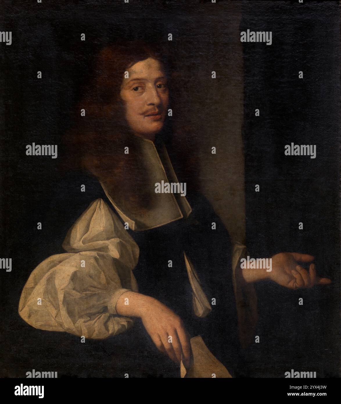 Portrait of a Man, mid-late 17th century Stock Photo - Alamy
