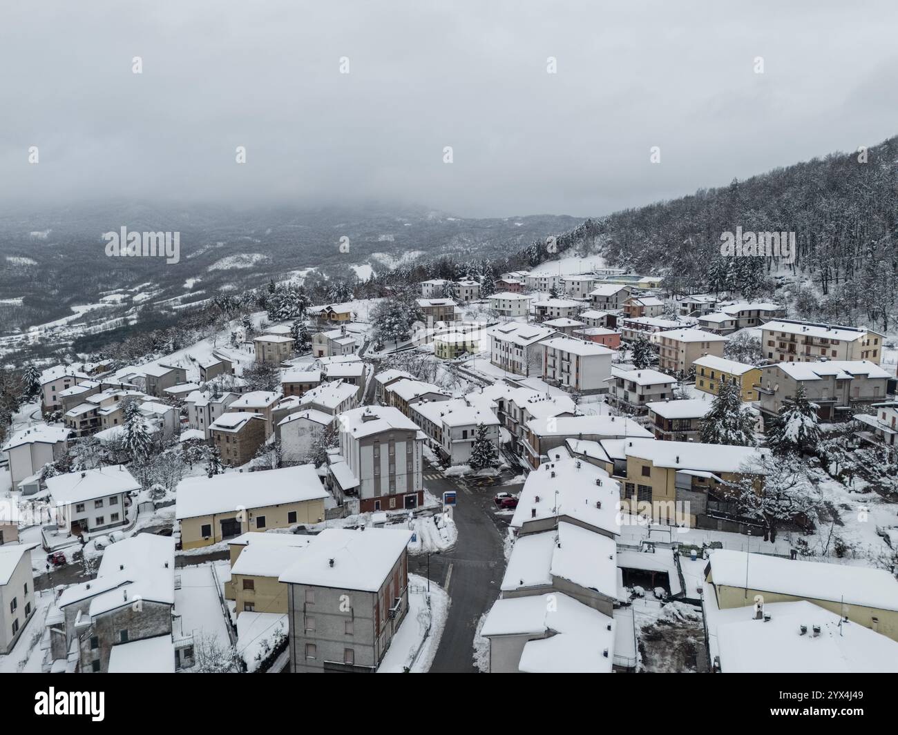 Small town aerial in northern hi-res stock photography and images - Alamy