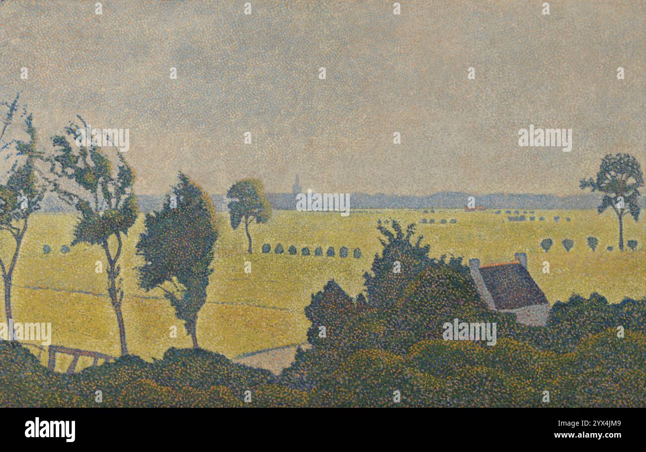 Landscape in Seneffe, (1890 Stock Photo - Alamy