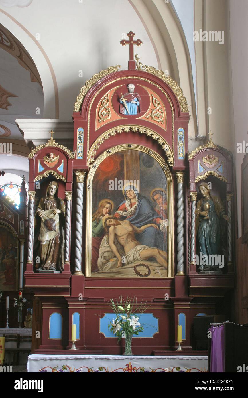 Altar of Our Lady of Sorrows in the parish church of Saint Thomas the ...