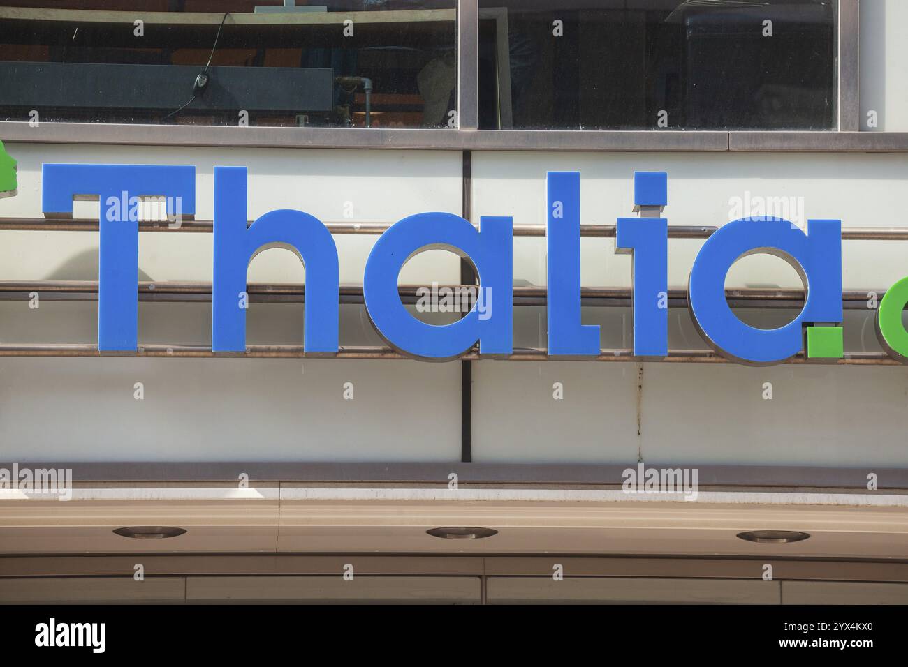 Thalia logo on a branch of the Thalia bookshop, Bremen, Germany, Europe ...