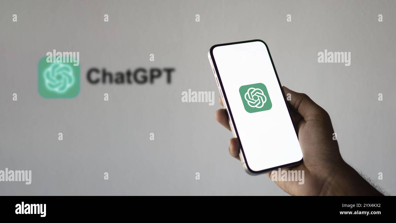 ChatGpt Logo on Smartphone Screen Stock Photo - Alamy