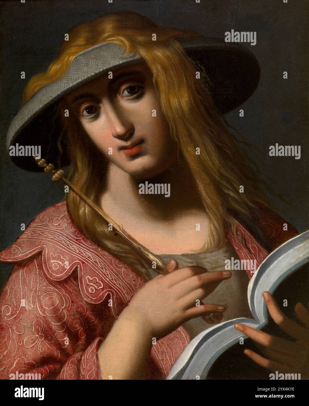 17th century woman book hi-res stock photography and images - Alamy