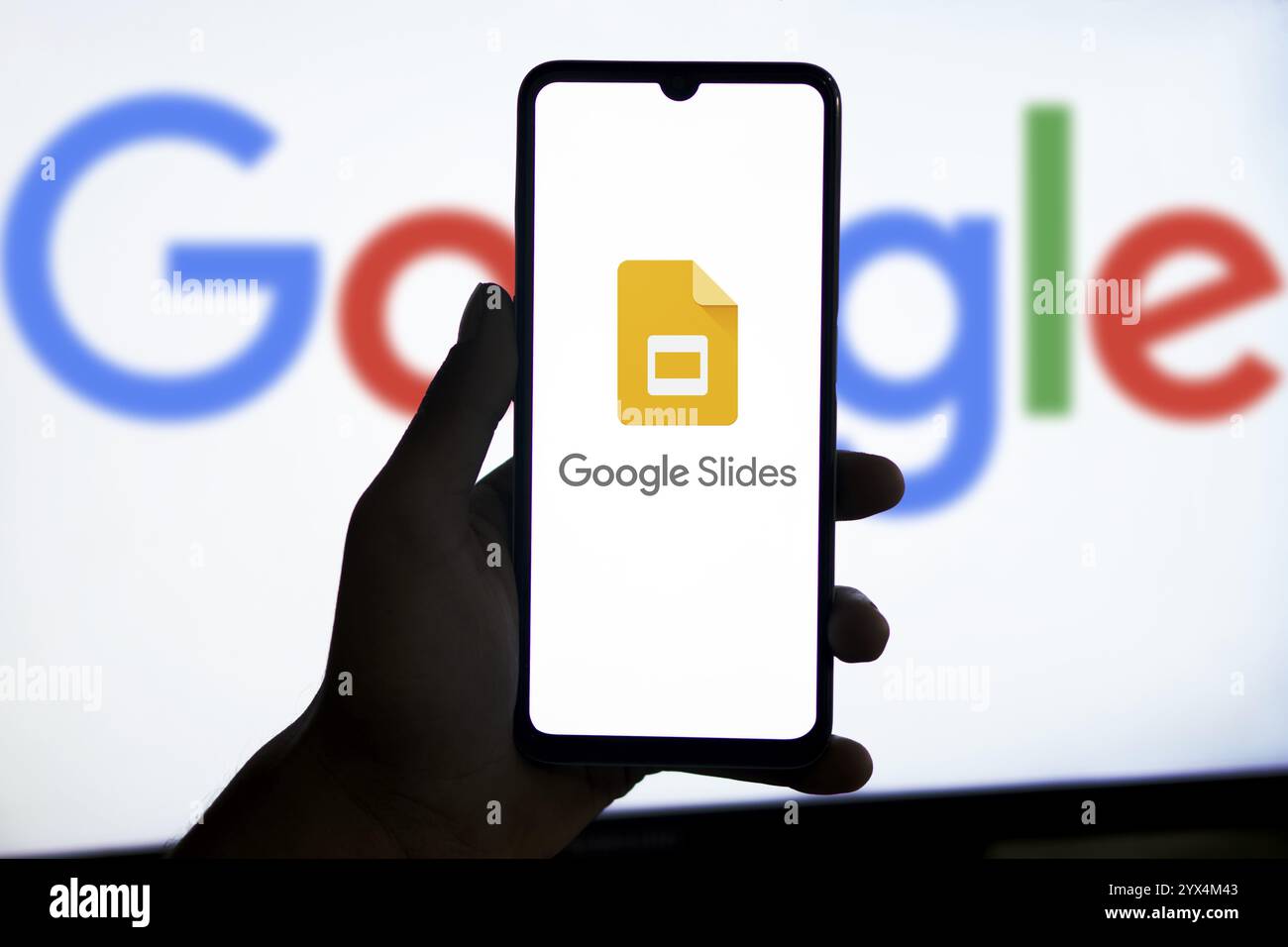 Google Slides Logo on Phone Screen Stock Photo - Alamy