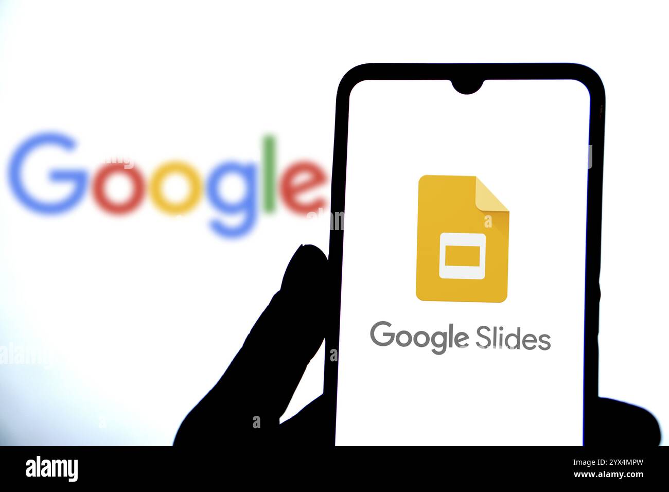 Google Slides Logo on Phone Screen Stock Photo - Alamy