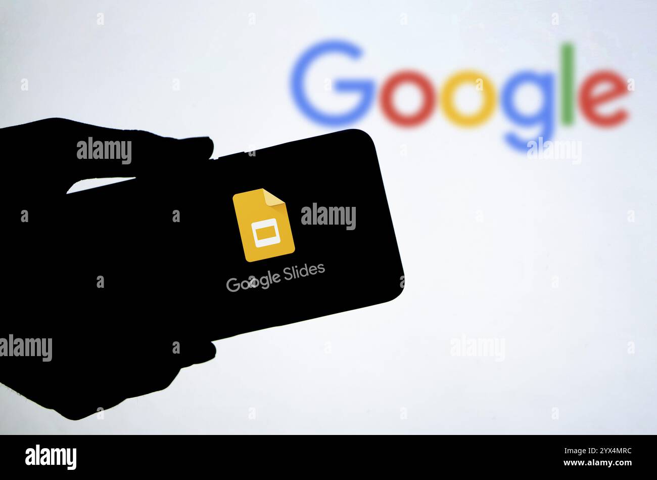 Google Slides Logo on Phone Screen Stock Photo - Alamy