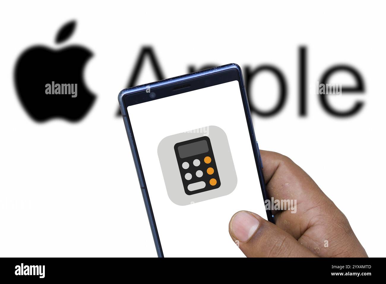Apple calculator logo hi-res stock photography and images - Alamy