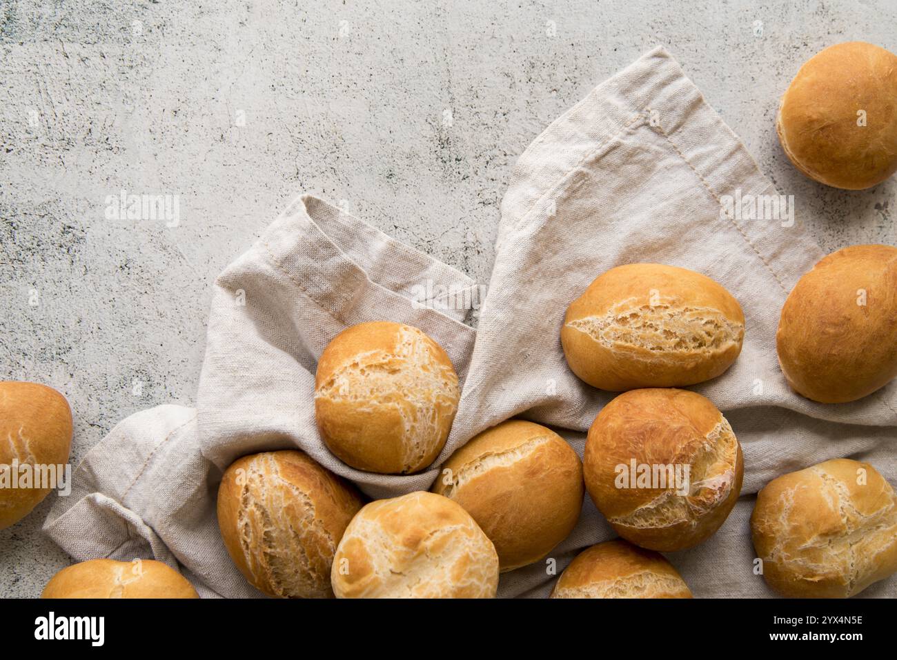 Top view mix buns Stock Photo - Alamy