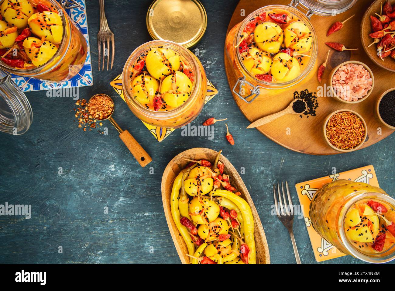 Arabic Cuisine; Middle Eastern delicious Lemon Pickle. It serves as the ...