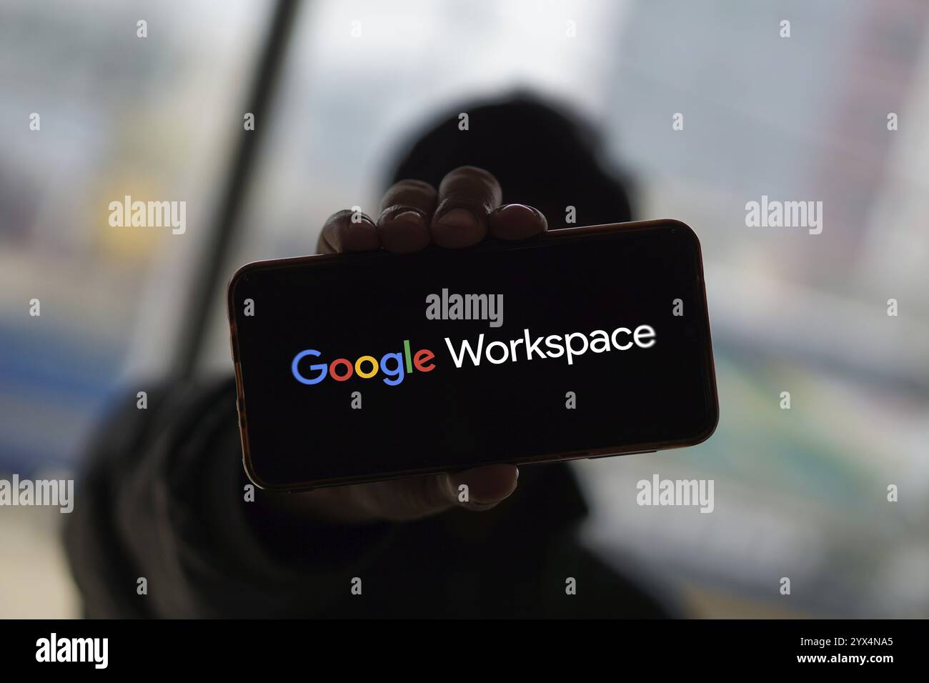 Google Workspace logo on the screen Stock Photo - Alamy