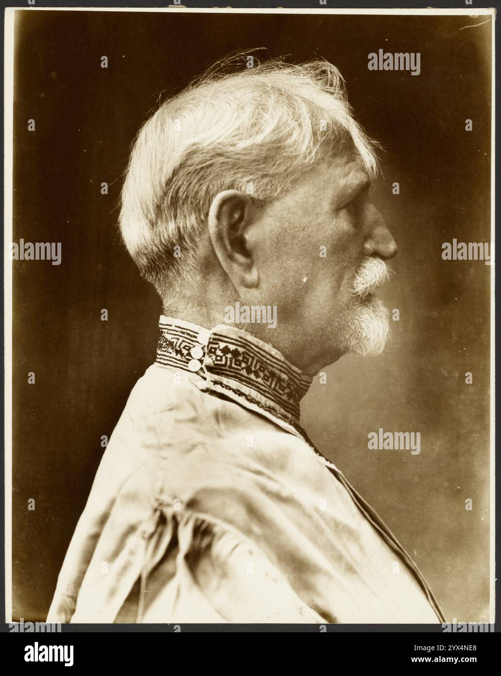 The Last Self-Portrait of Alphonse-Marie Mucha, negative about 1937 ...
