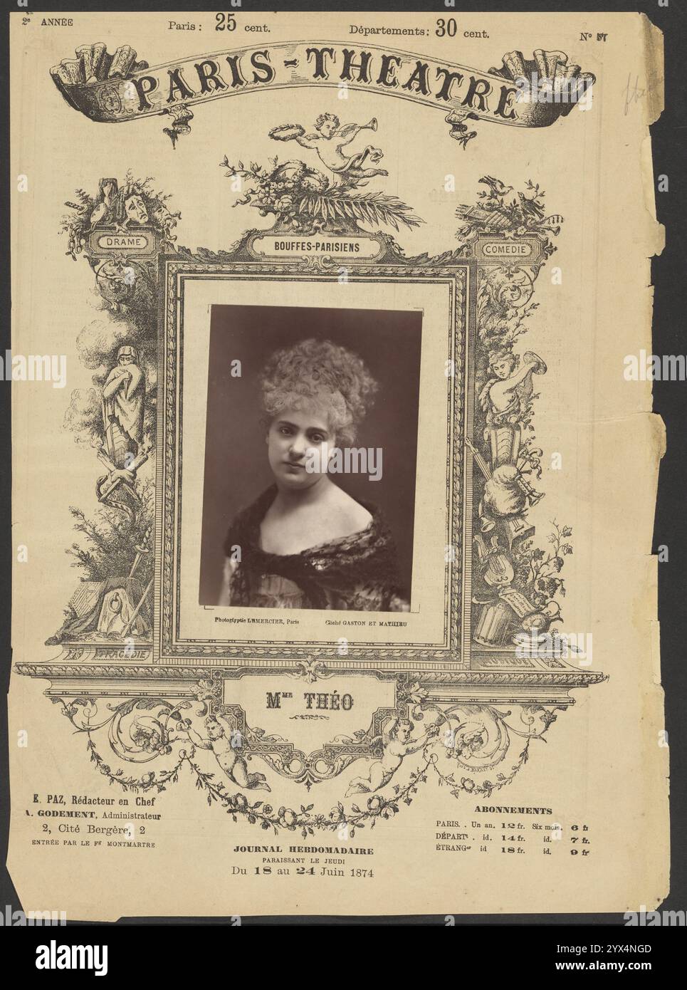 Advertising woman 1870s hi-res stock photography and images - Alamy