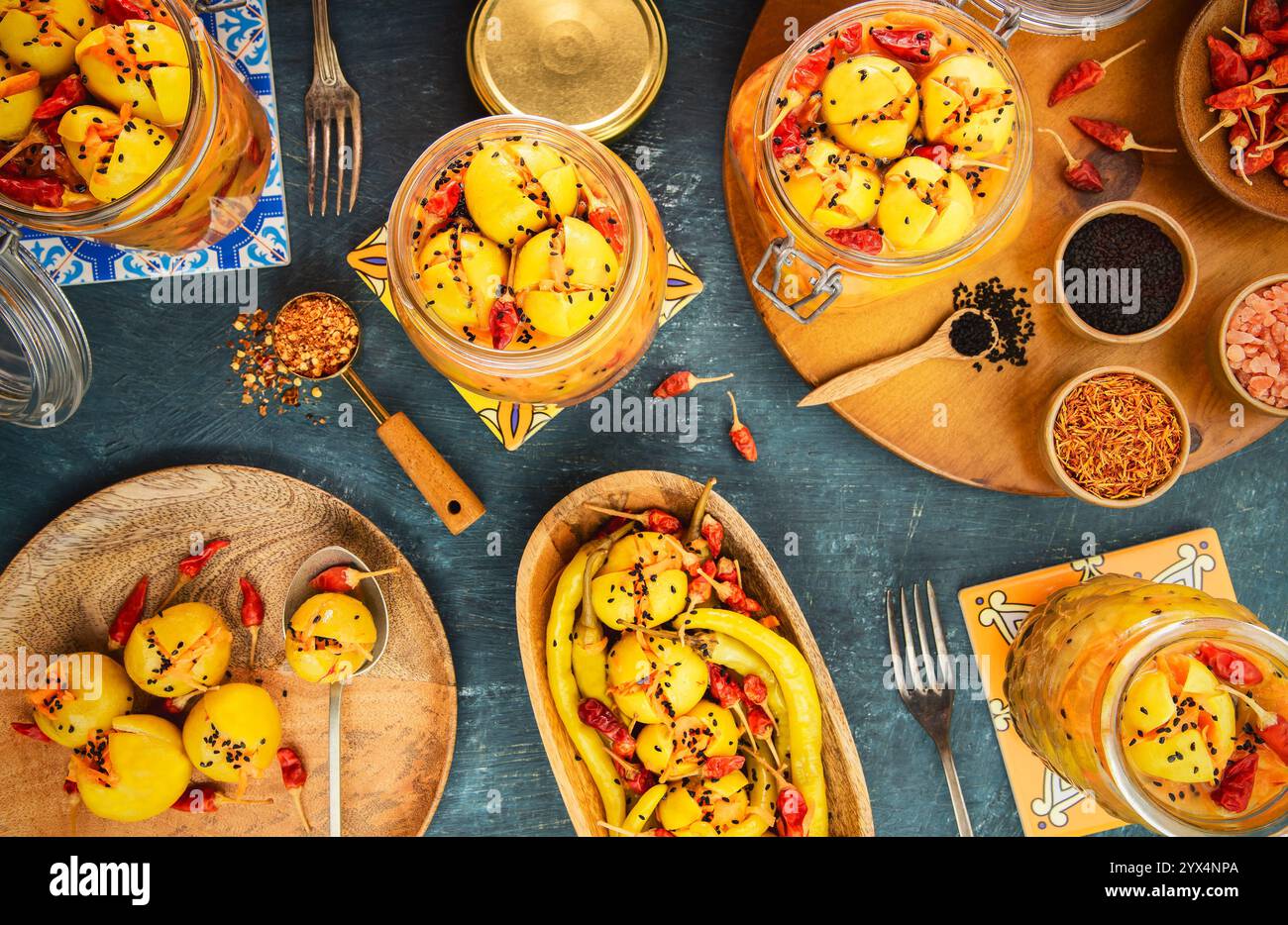 Arabic Cuisine; Middle Eastern delicious Lemon Pickle. It serves as the ...