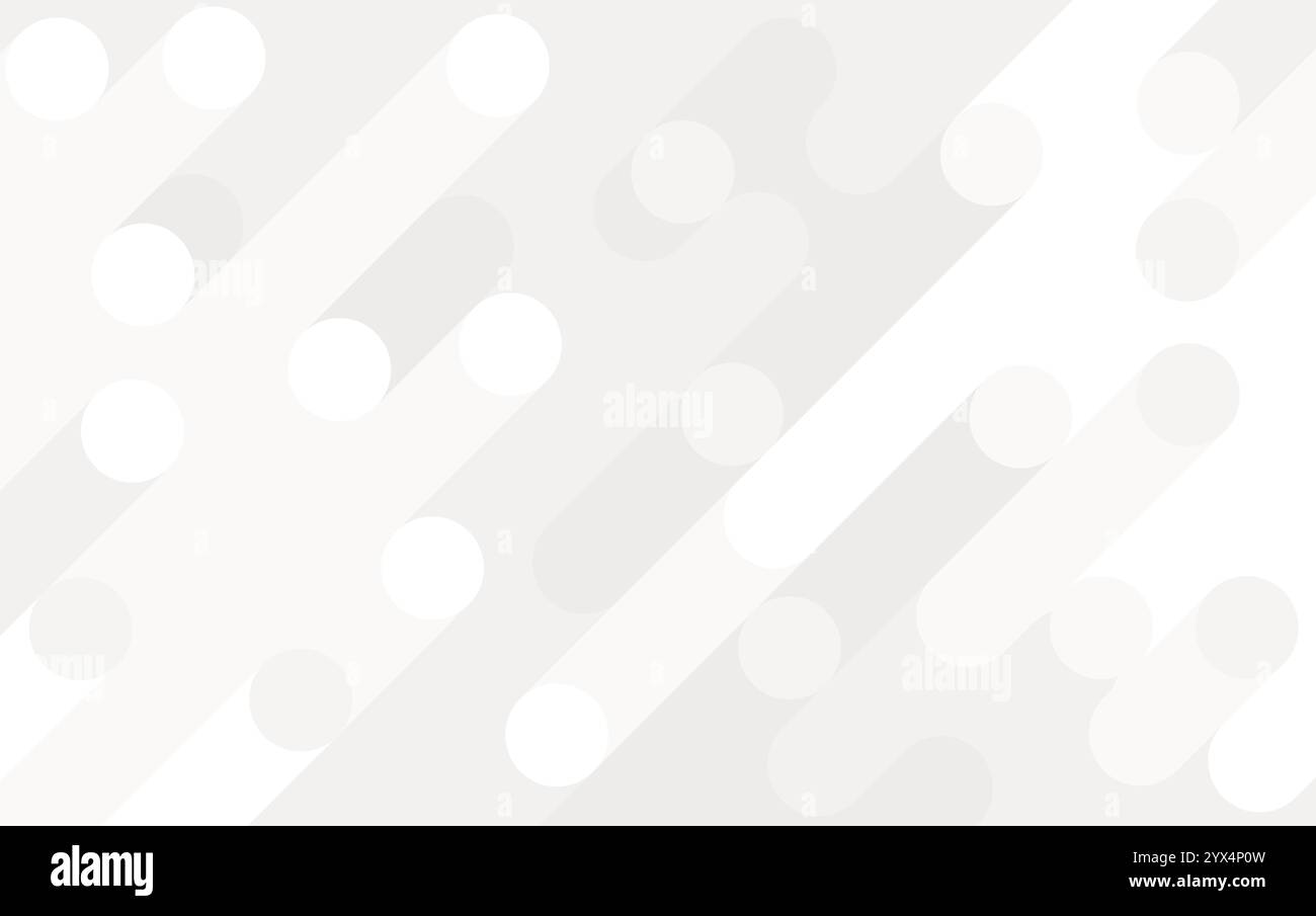 Fluid dynamic linear shapes with circles. Modern abstract technology ...