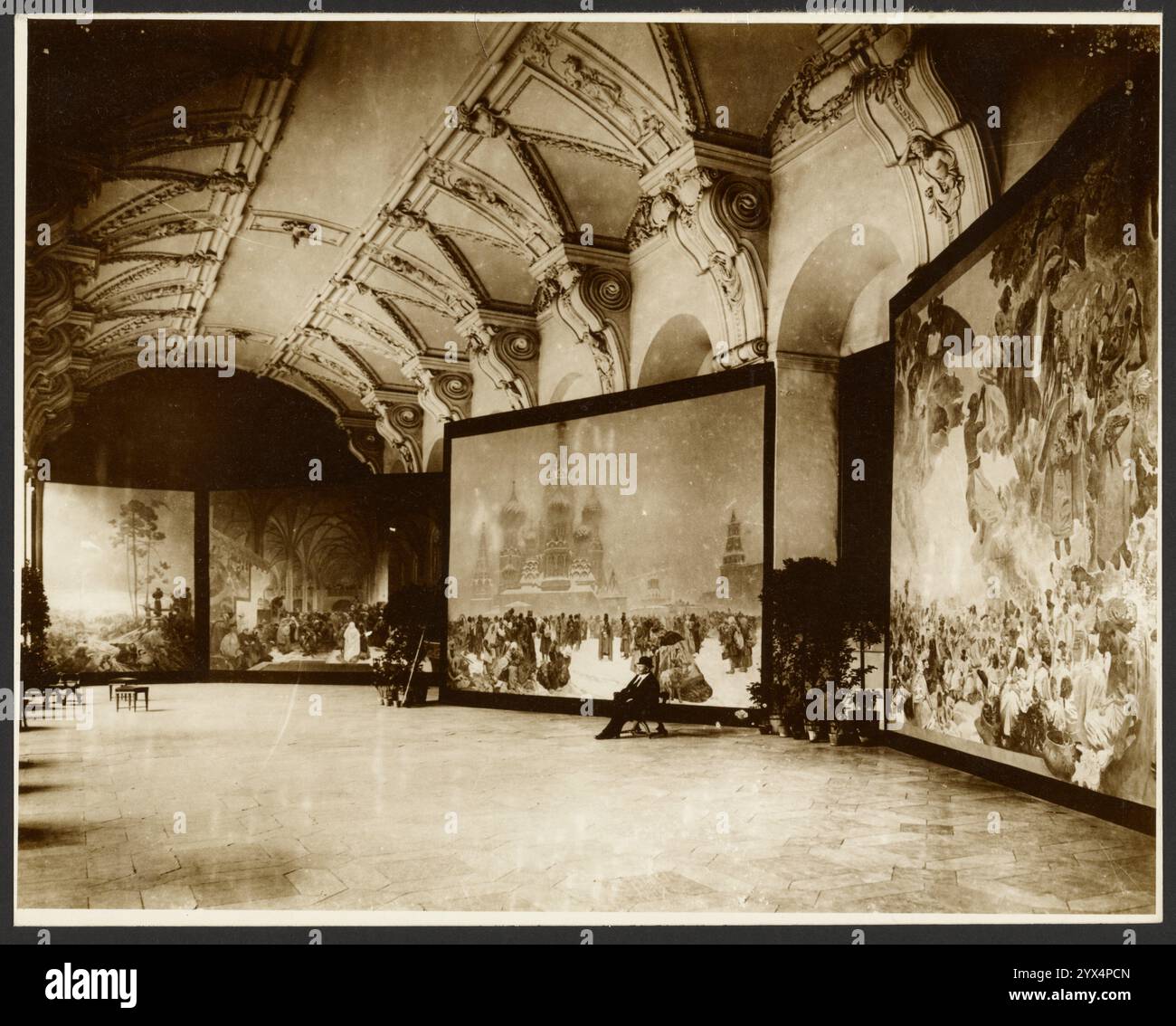 Self-Portrait of Alphonse-Marie Mucha at the First Exhibition of the ...
